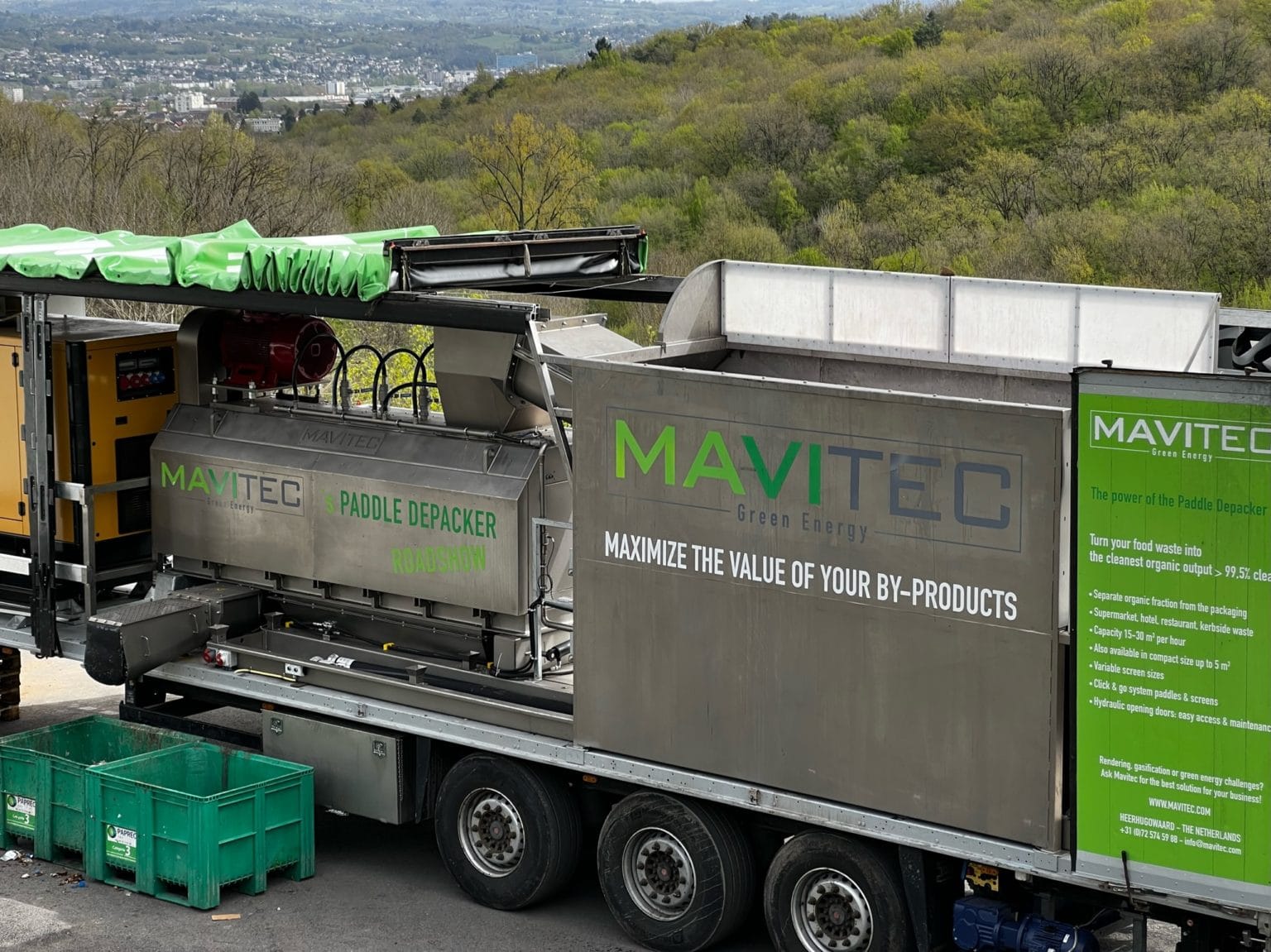 Second edition Paddle Depacker Roadshow - Mavitec Green Energy