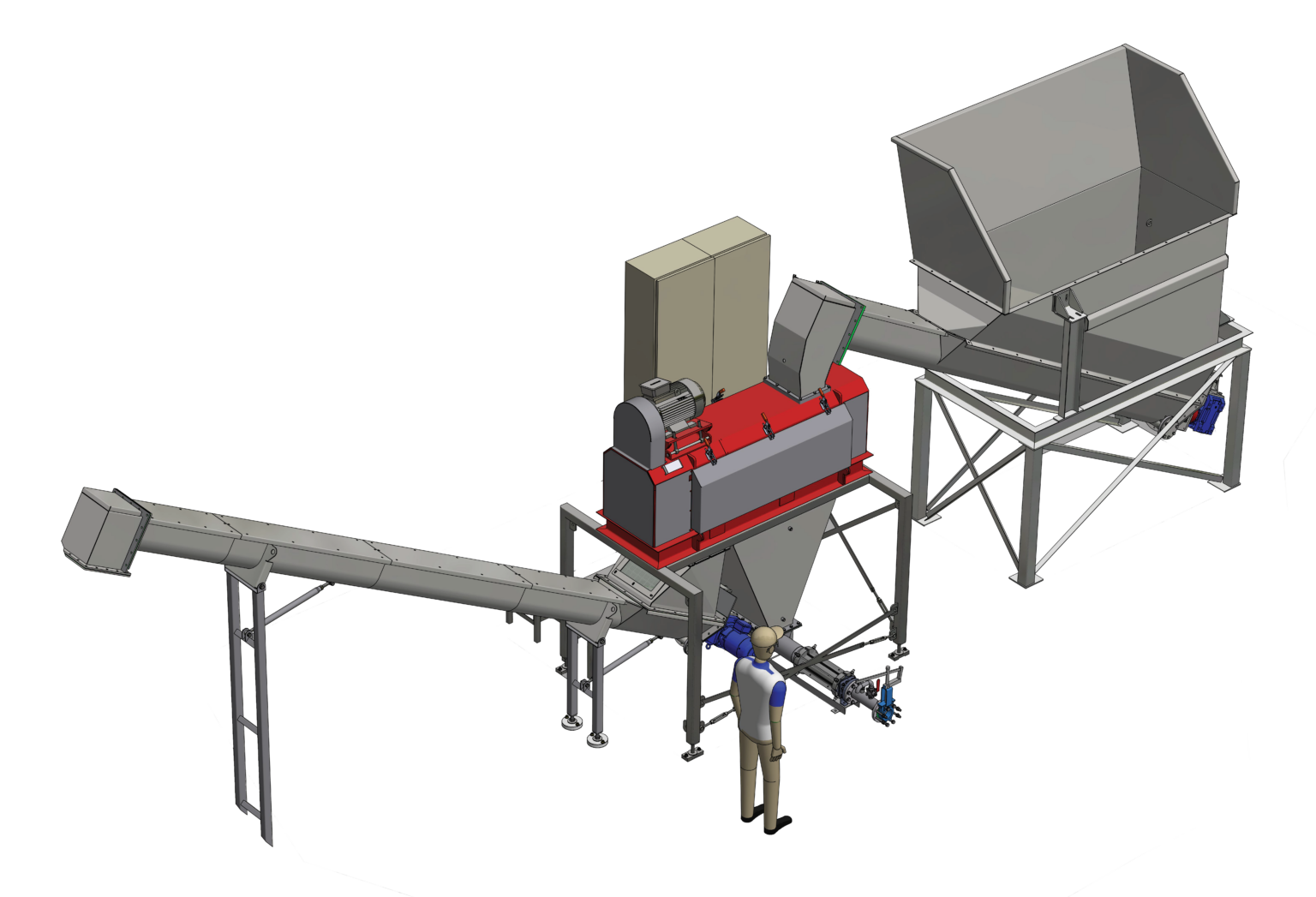 Standard Depacking Line (Model S) - Mavitec Green Energy