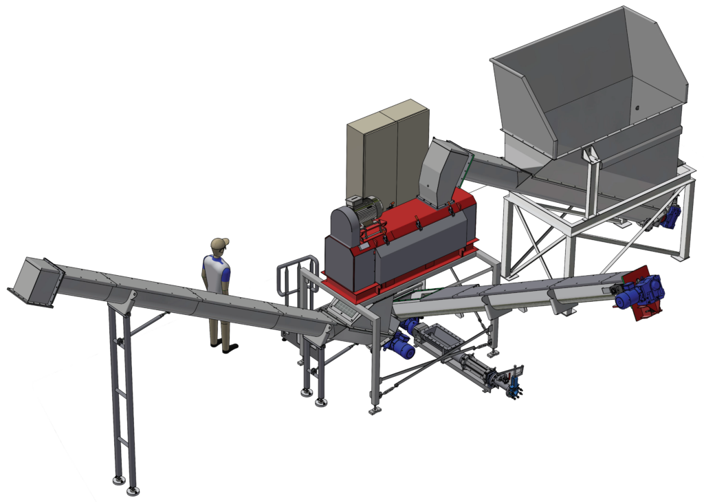 Wet Dry Depacking Line Model S Mavitec Green Energy