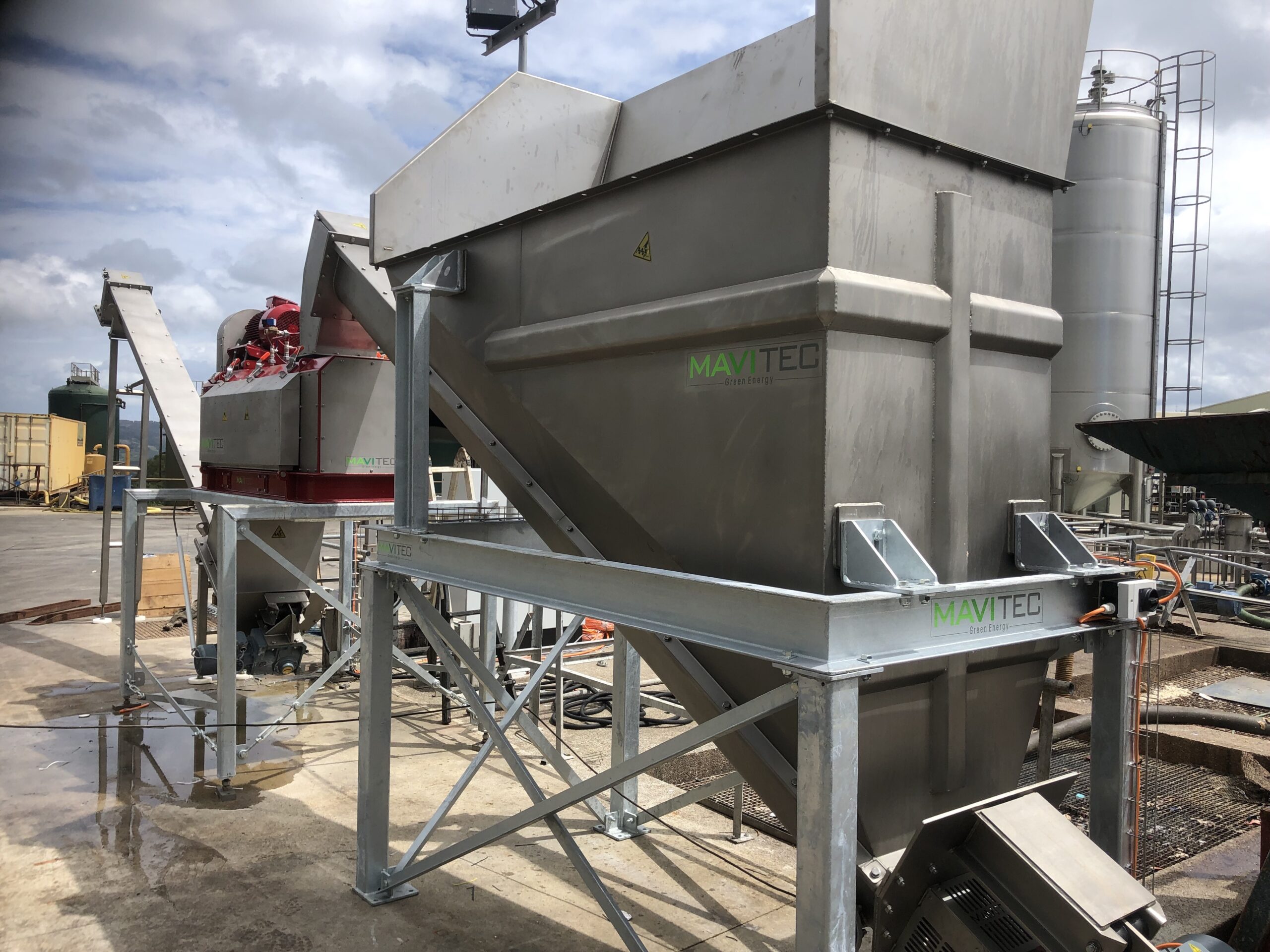 Standard Depacking Line (Model S) - Mavitec Green Energy